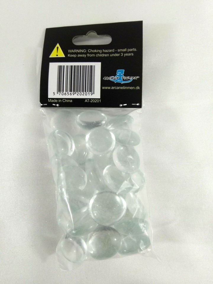 Mtg Magic The Gathering 30 Gaming Counters Crystal Clear | eBay