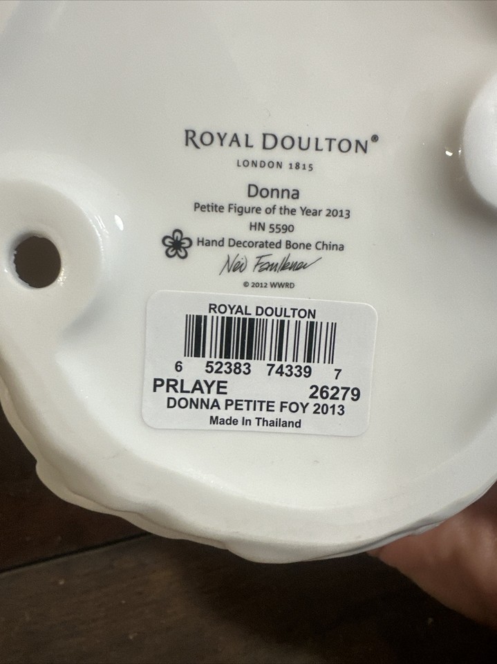 ROYAL DOULTON 2013 PRETTY LADIES DONNA PETITE FOY HN5590 | eBay