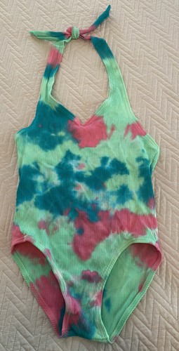 NWOT SPEEDO Girls Pastel Tie Dye One Piece Swimsuit Sz 10 | eBay