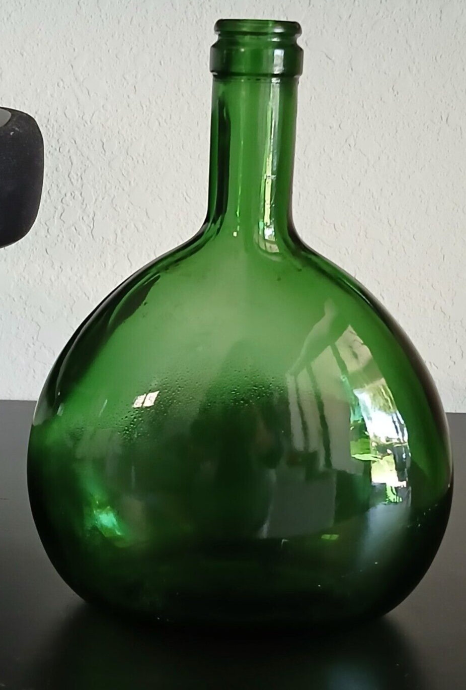 Green Glass Bottle Marked BA 8 313 On Bottom 8.25" Tall Vintage | eBay