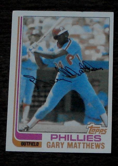 Gary Matthews, Phillies, 1982 #680 Topps Baseball Card, GOOD CONDITION ...