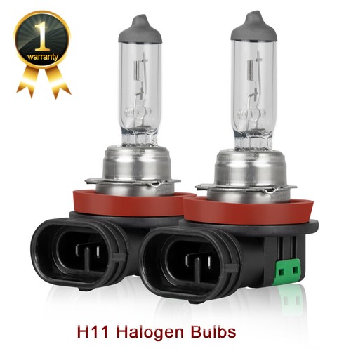 H11 Bright White 3200K 100w Xenon Halogen Headlight 2x Light Bulb Low ...
