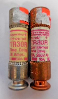 Gould Shawmut TR30R Time-Delay Fuses (Pack of 2) | eBay