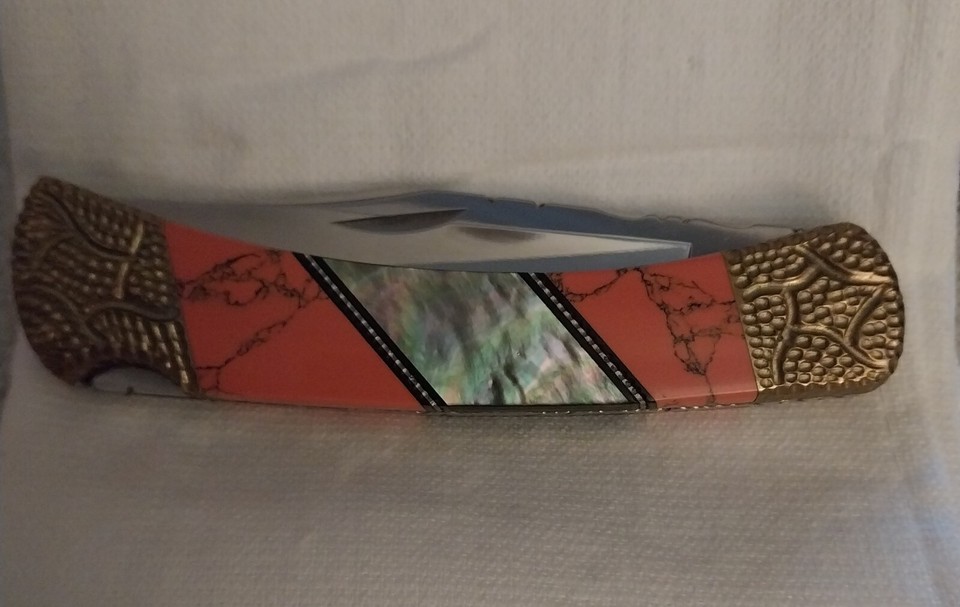 Michael Prater Painted Pony Custom Buck 110 Knife #17 | eBay