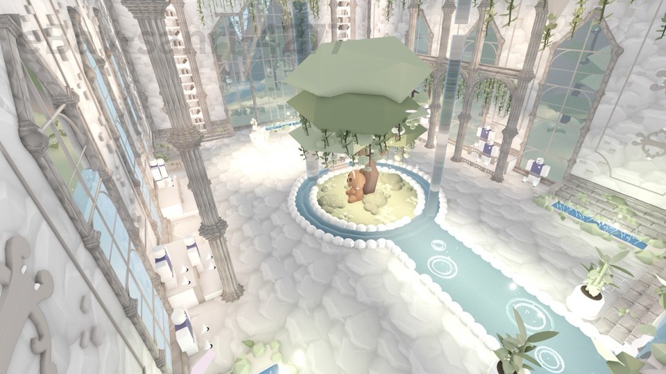 Office Room With Waterfall Adopt Me House | eBay