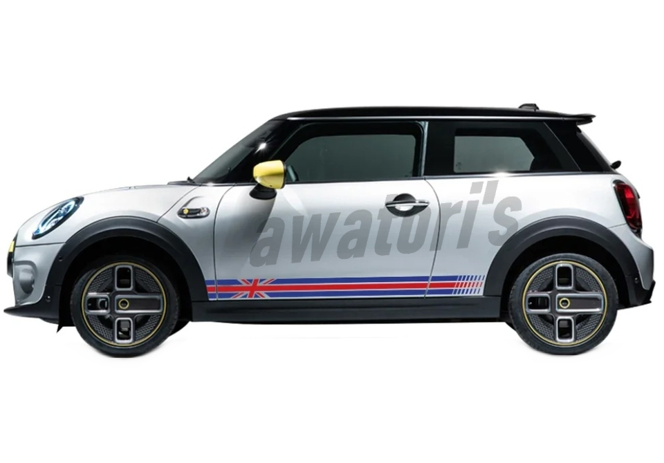 2 PCS Graphics Union Jack Car Sticker For Mini Cooper S Side Door ...