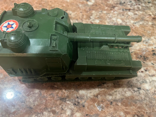 VINTAGE MPC MOBILE HOWITZER GREEN | eBay