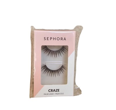 Sephora False Lashes Irresistible Vegan CRAZE 3 PACK New In Box FREE ...