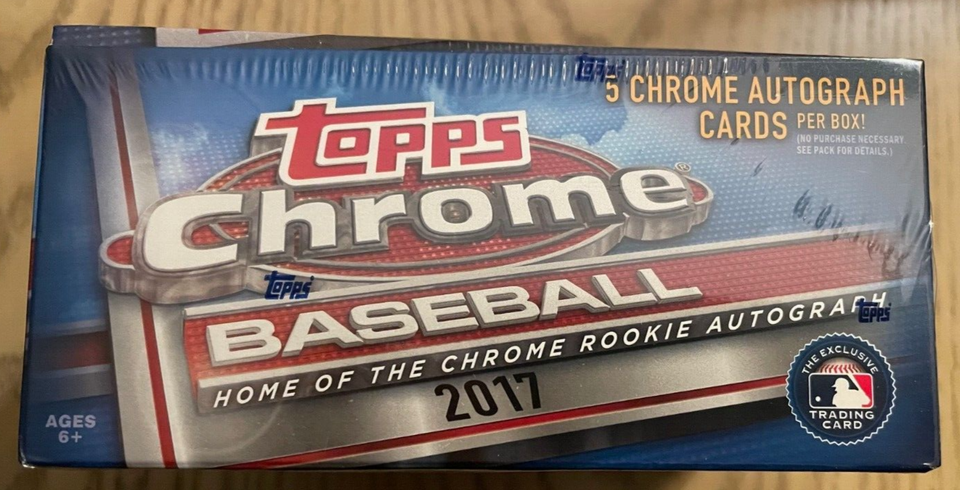2017 Topps Chrome Baseball Sealed Jumbo Hobby Box | eBay