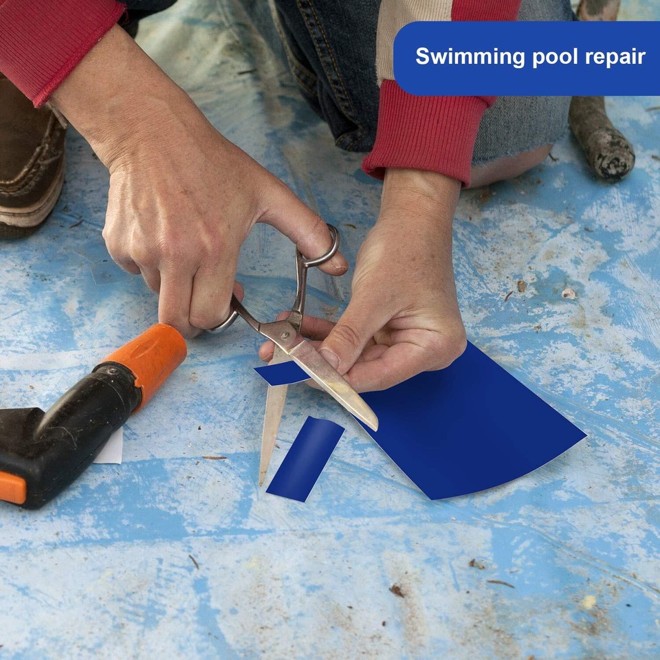 49 x 34 Inch Vinyl Pool Liner Patch Repair Patch For Vinyl Swimming ...