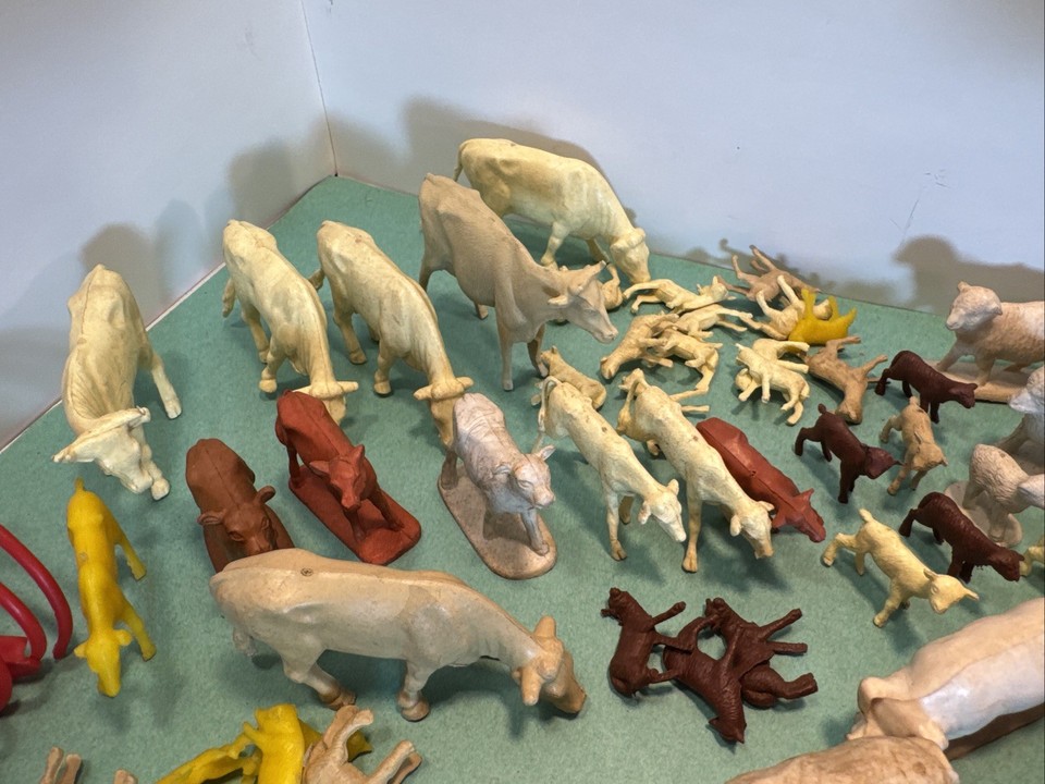 Marx Farm Playset Animals & Access. Vintage Lot | eBay