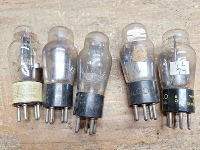 5 Used Tested 84 6Z4 Vacuum Tubes - 1950's Rectifiers for Vintage ...