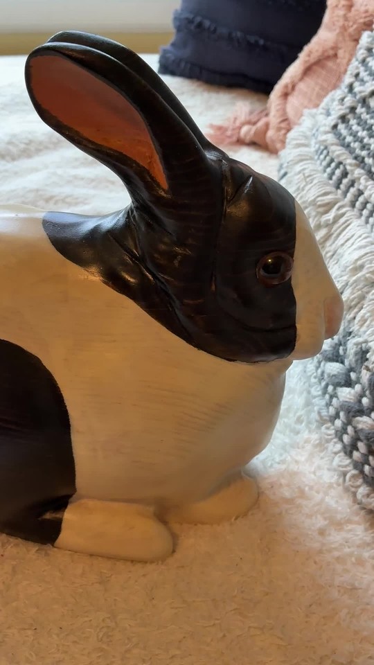 Leo Koppy - Disney Artist- Wood Sculpture Carving Rabbit Bunny - RARE ...