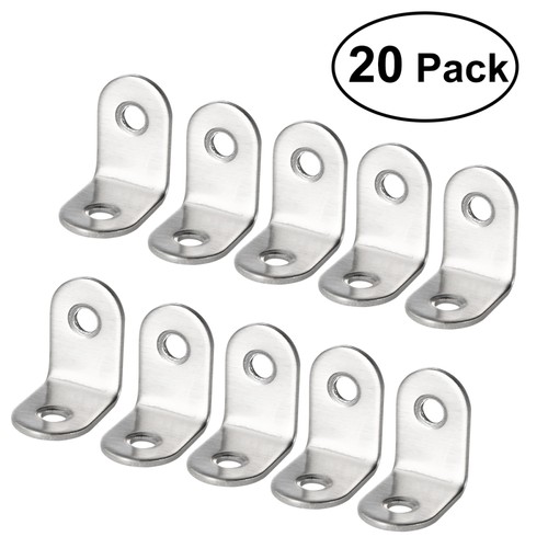 Stainless Steel Corner Code Right Angle Bracket 25mm Metal Brackets | eBay