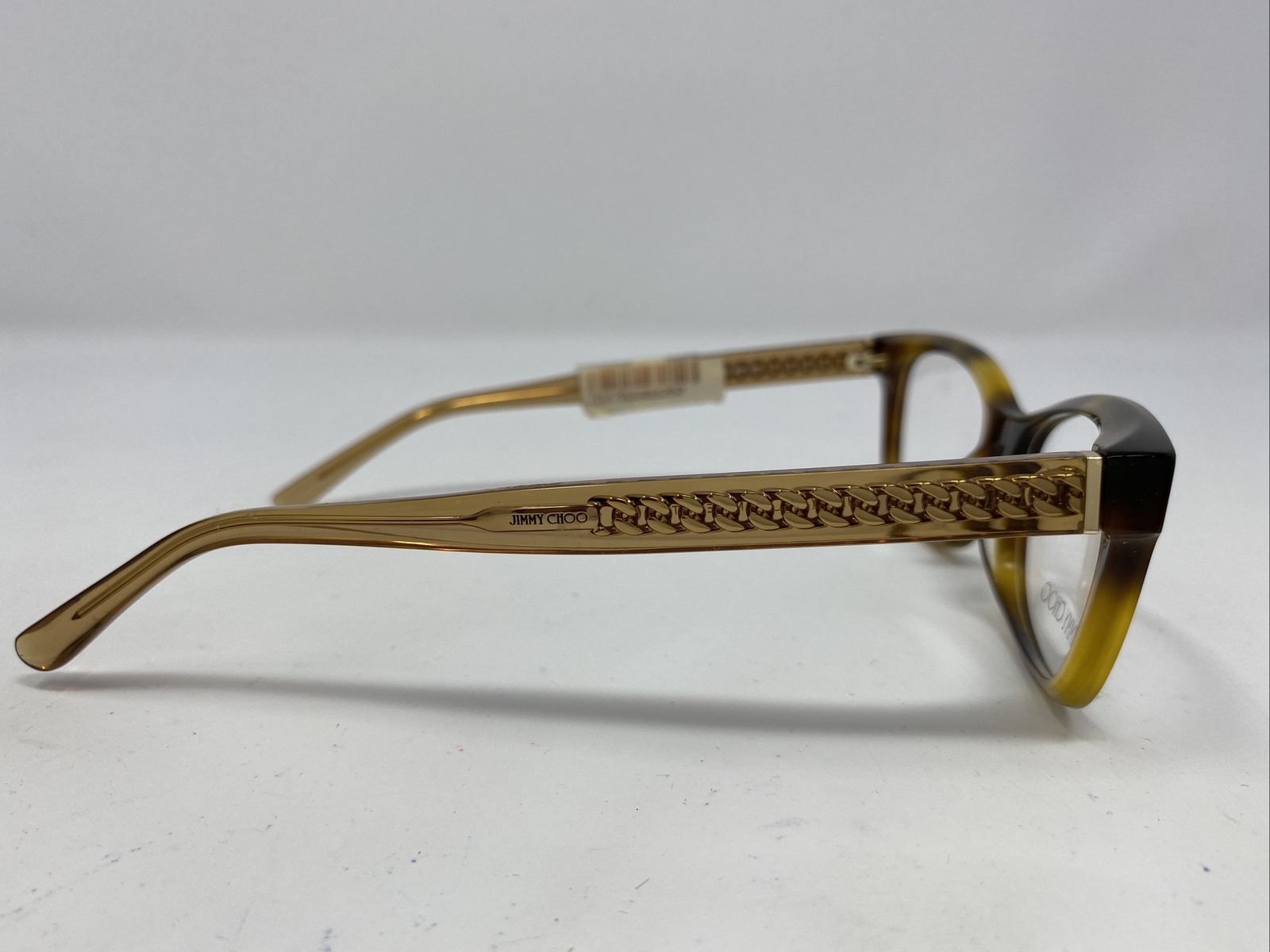 Jimmy Choo Italy JC193 XLT 52-16-140 Havana/Beige Full Rim Eyeglasses ...