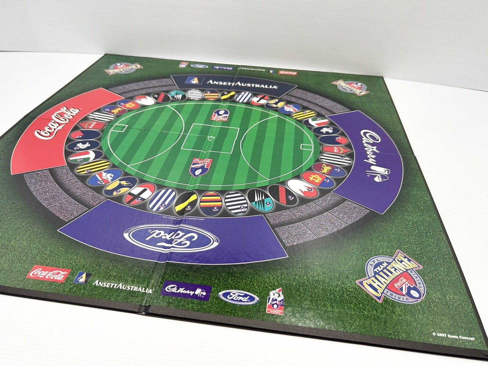 Vintage 90’s AFL Footy Team Challenge Trivia Board Game 1997 Complete ...