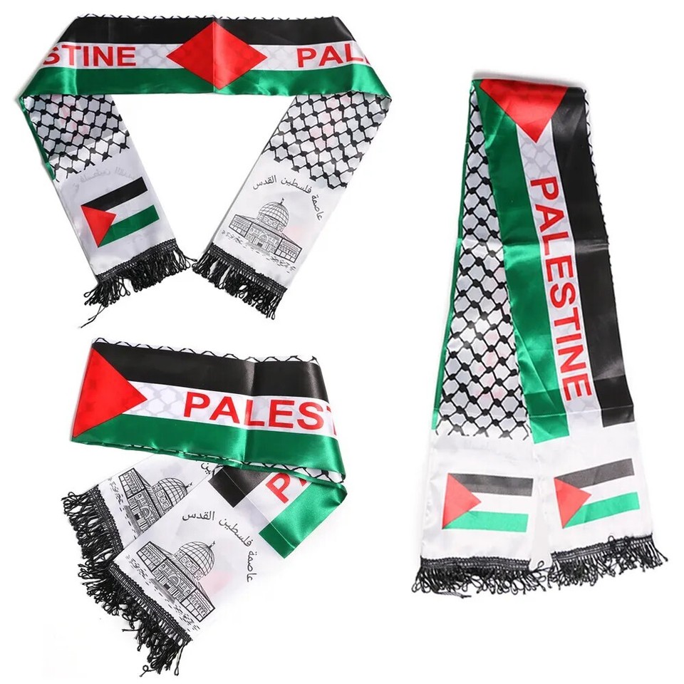 Écharpe Palestine 14*130cm, Écharpe Drapeau Palestine Palestinien | eBay
