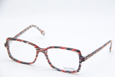 NEW VANNI V1872 A20 RED GRAY AUTHENTIC EYEGLASSES FRAMES 55-17 | eBay