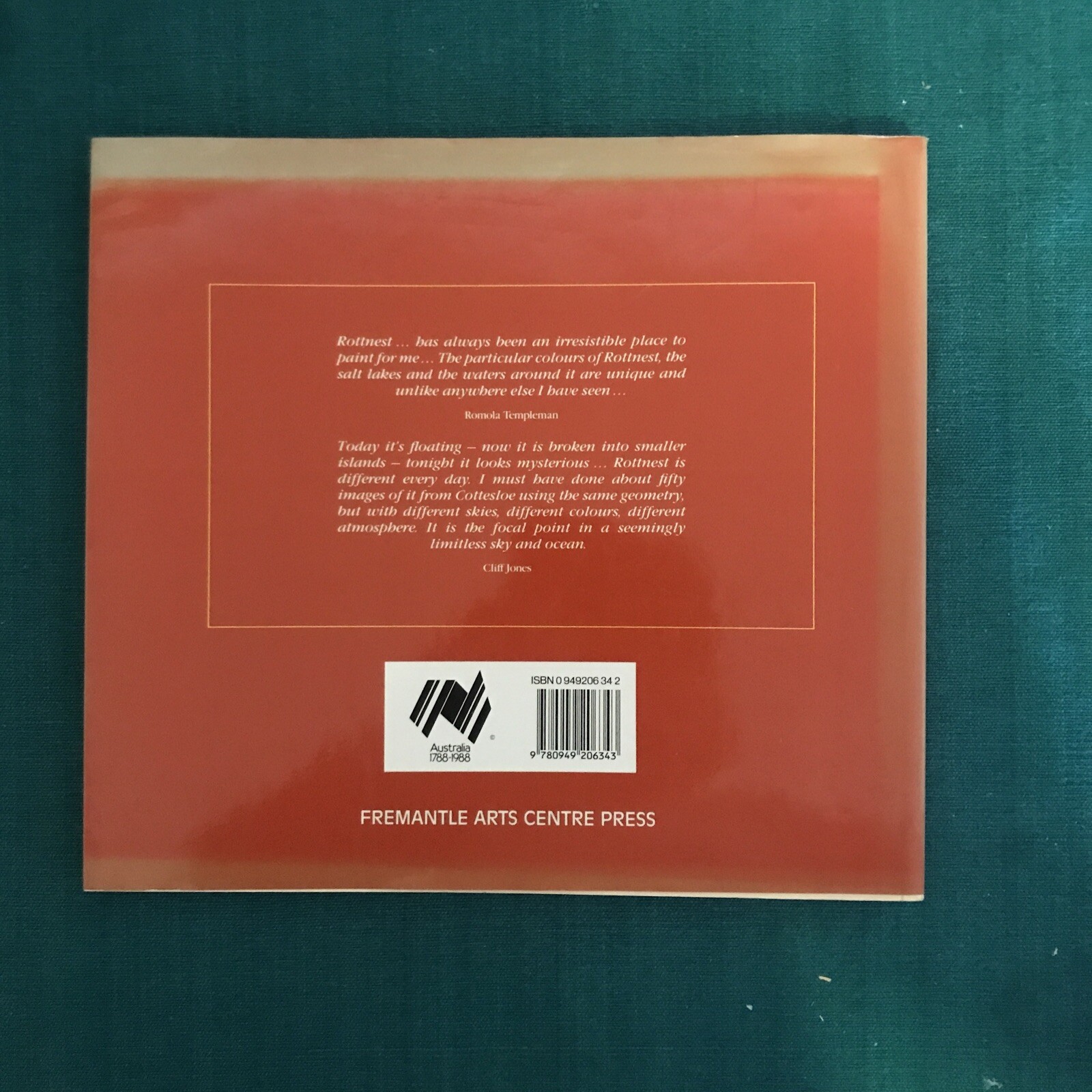 The Artist's Rottnest Ted Snell 1st Ed 1988 | eBay