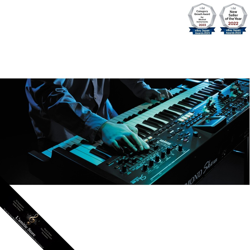 Hammond SKX PRO 61-Key Dual Manual Stage Keyboard Organ 3 Set Drawbars ...