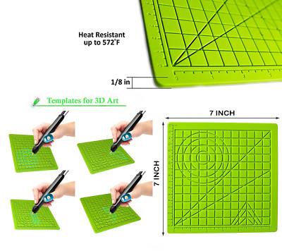 3D Pen Mat Design Mat Printing Pad Silicone with Finger Caps | eBay