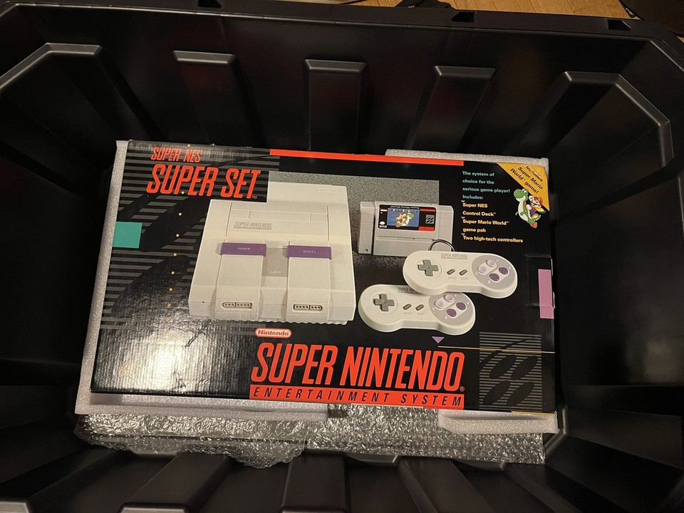 Super Nintendo Super Set (SNES) VGA Graded ( Brand New ) Console | eBay