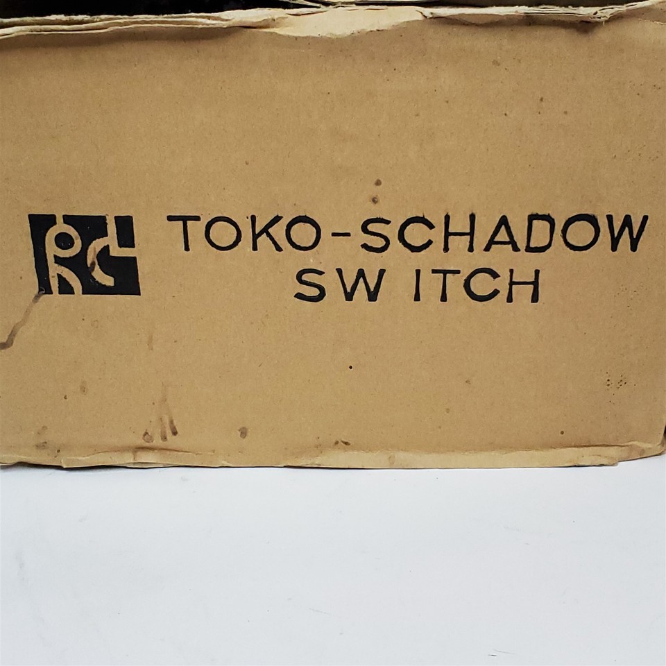 New Toko Power Push Button Switches PAIR DPDT Toko Schadow NE15 8532C ...