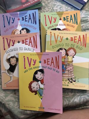 Ivy + Bean Books Annie Barrows Sophie Blackall Lot of 5. # 2, 3, 4, 5 ...