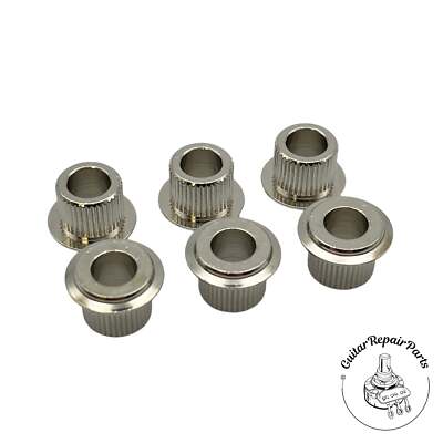 Gotoh Screw-in To Press-in Tuner Adapter Bushings, Flanged (6 pcs ...