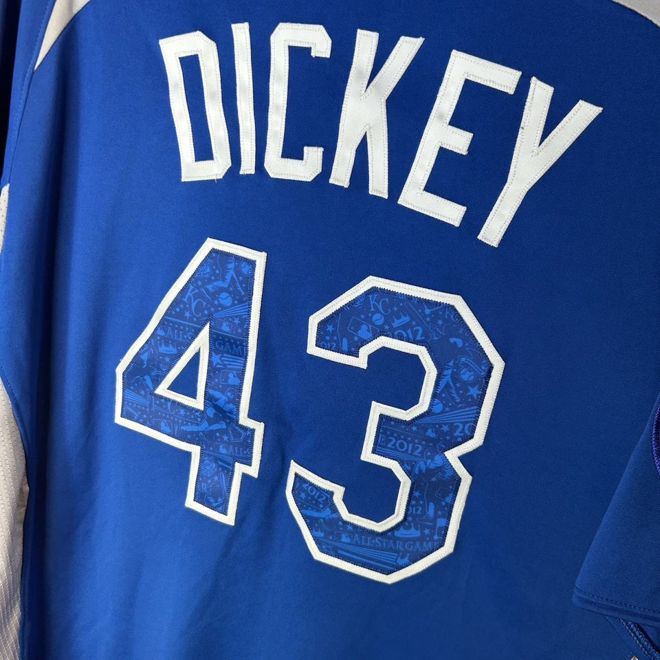 Majestic Authentic RA Dickey #43 2012 All-Star Game Cool Base MLB ...