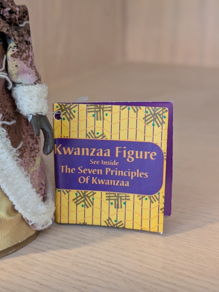 African American Wise Man Kwanzaa Figure - Black Santa Tree Topper | eBay