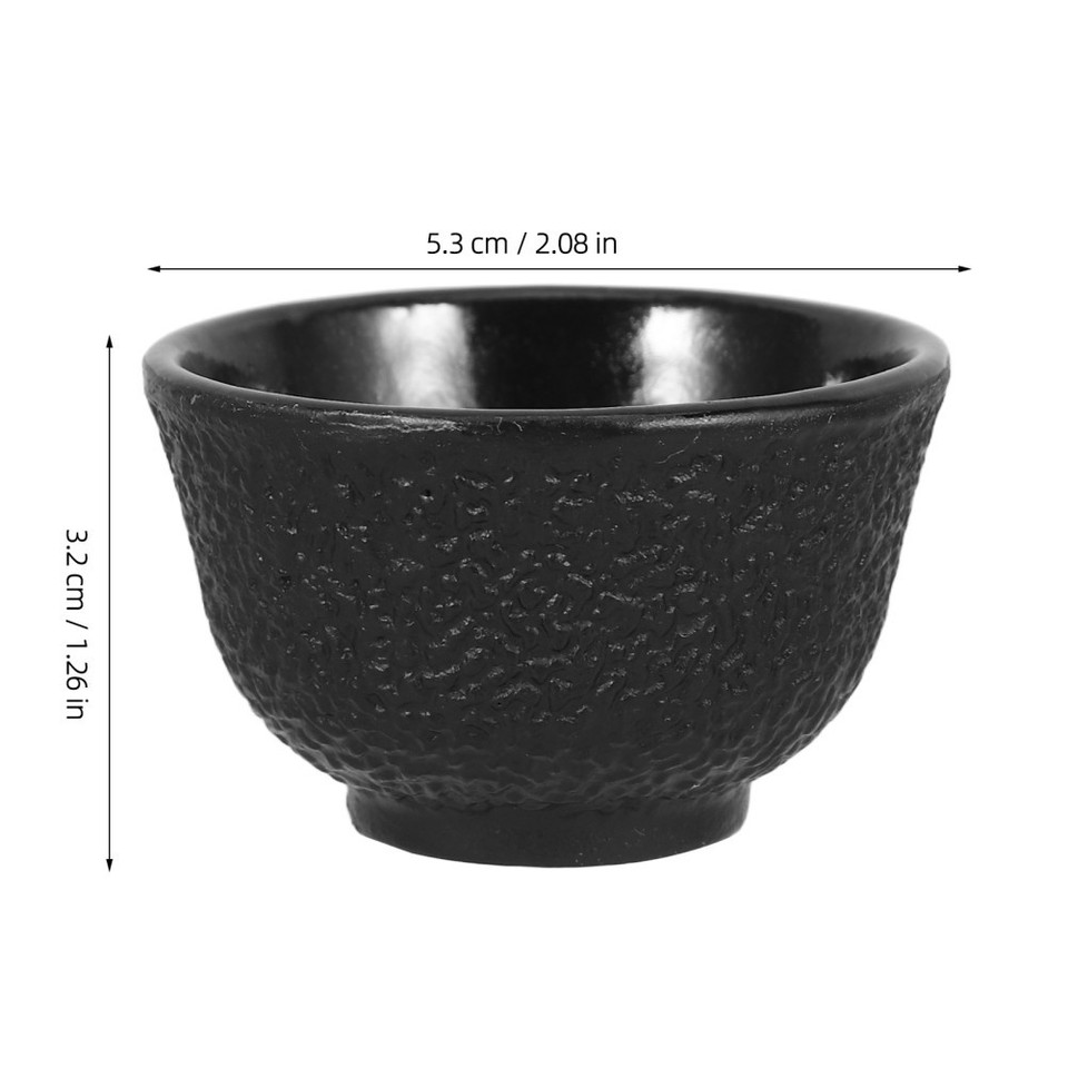 Cast Iron Tea Cups Retro Japanese Teacup Traditional Metal Coffee Mug ...