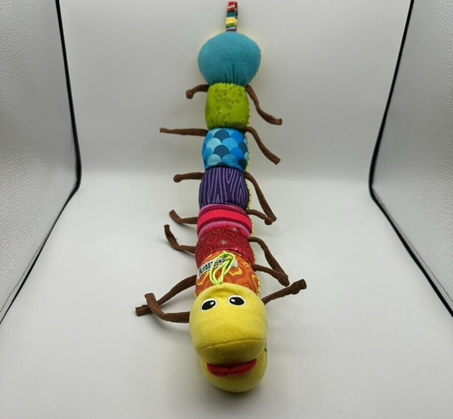 Tomy 24" Lamaze Colorful Caterpillar Sensory Toy Jingle Squeak Rattle ...