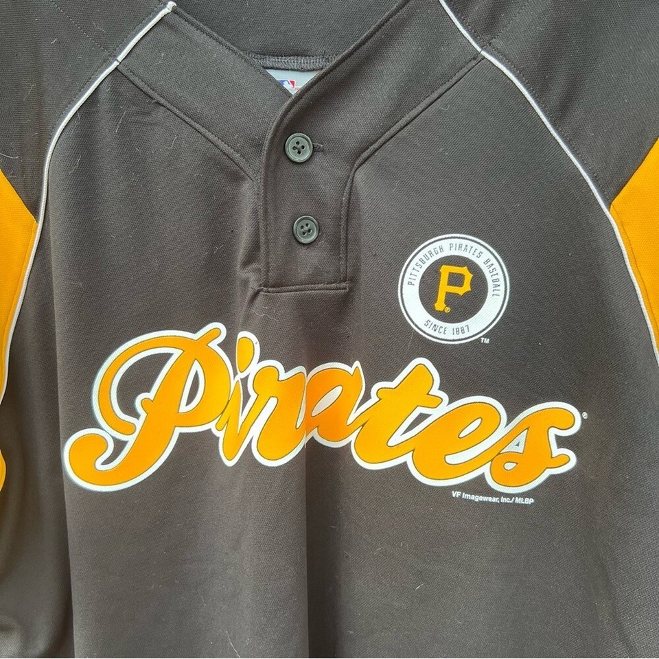 MLB Genuine Merchandise Pittsburgh Pirates Black and Yellow Pullover ...