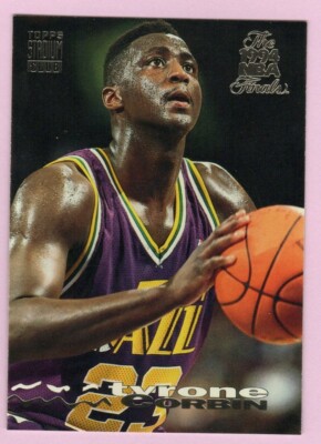 1993-94 Topps Stadium Club Tyrone Corbin #44 Utah Jazz - NBA Finals | eBay