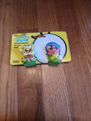 Penn Plax Spongebob & Patrick Aquarium Ornament Multi-Color | eBay