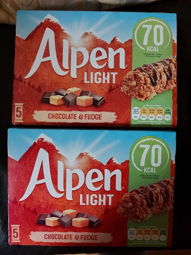 Alpen Light Cereal Bars Chocolate & Fudge 5X19g X 2 | eBay UK