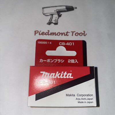 Makita CB401 Carbon Brush Set For Drill, Impact And Other Models, Part ...