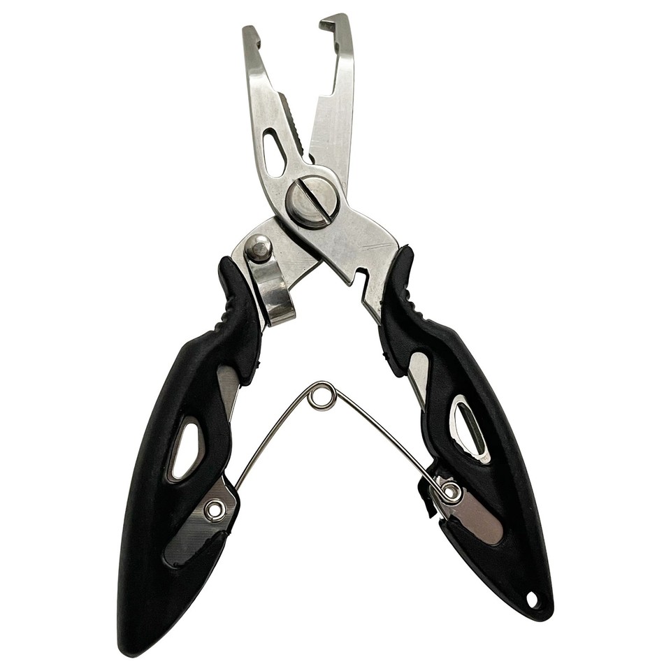 Fishing Pliers Fish Clamping Plier Outdoor Fishing Ring Cutters Fish ...