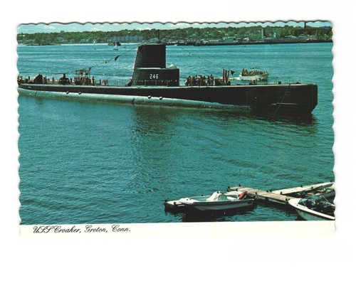 USS Croaker Groton CT vintage postcard Unposted | eBay