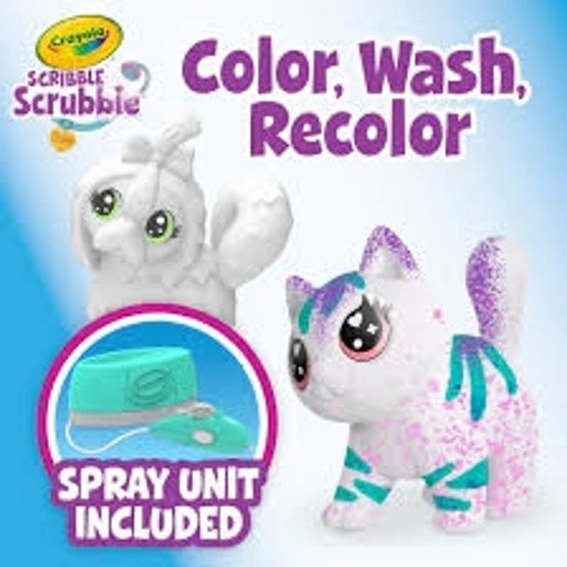 Crayola Scribble Scrubbie Pets Spray Boutique Airbrush Art Set | eBay
