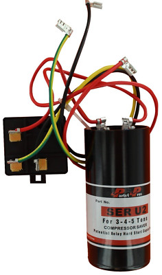 CSRU2 Compressor Saver Hard Start Kit for 3.5-4-5 Ton Systems SER-U2 ...