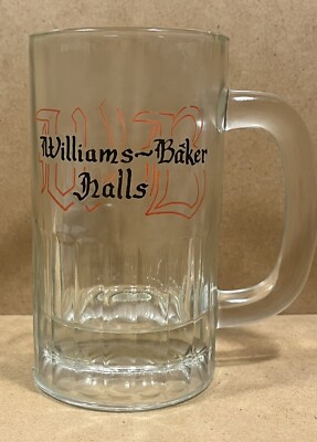 Ball State Drinking Glass Baker Williams Hall Noyer Complex 1984 | eBay
