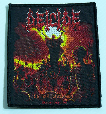 GENUINE DEICIDE EMBROIDERED JACKET PATCH METAL ROCK BAND CLOTH WOVEN SEW BADGE | eBay