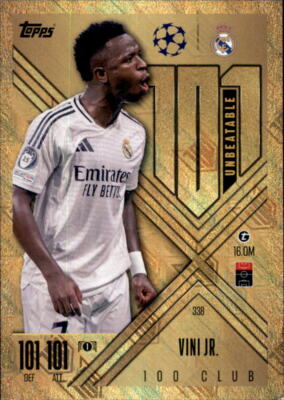 Champions League EXTRA 2024/25 Card 338 - Vini Jr. - 100 Club | eBay