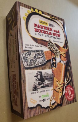 Mattel Shootin Shell Fanner & Buckle Gun Empty Box only for Holster ...