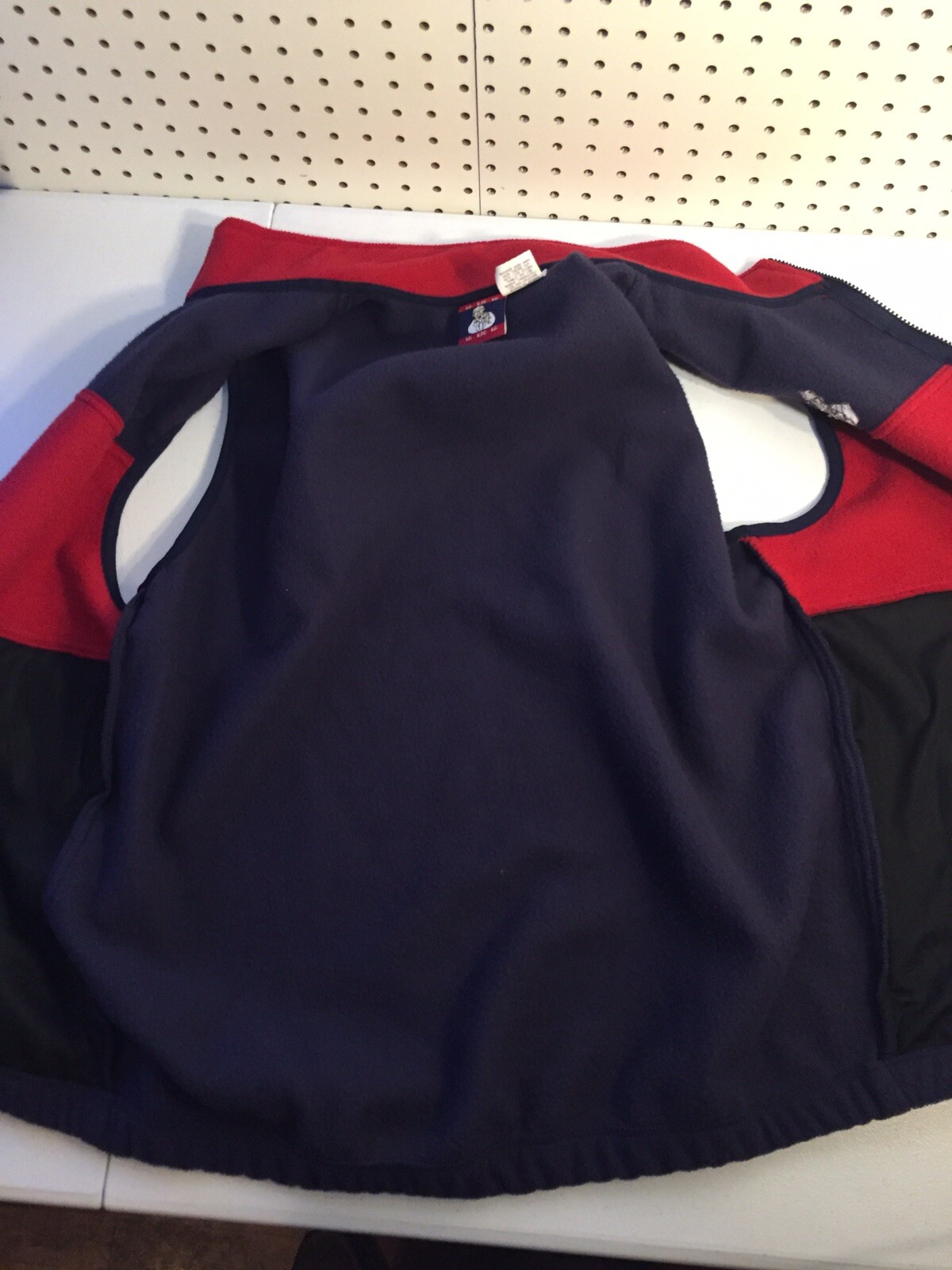 Kentucky Fried Chicken KFC Fleece Vest color block Vintage Colonel ...