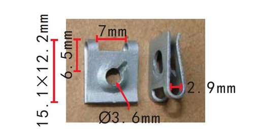 10pcs Metal U-Nut Clip Fit FIAT 00143689740,6102442AA by Autobahn88 | eBay