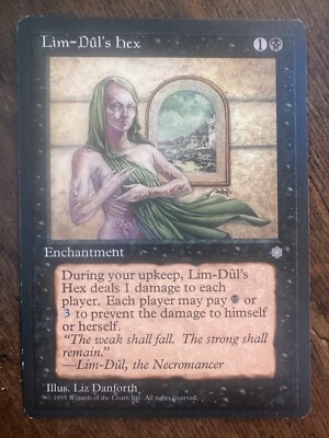 Lim-Dul's Hex (146) Ice Age ICE MTG Magic | eBay
