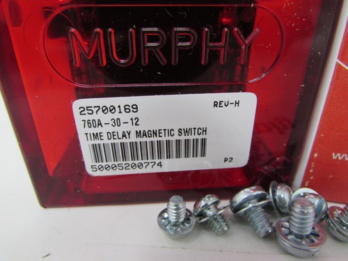 NEW MURPHY 760A-30-12 25700169 30 SECOND TIME DELAY MAGNETIC SWITCH | eBay